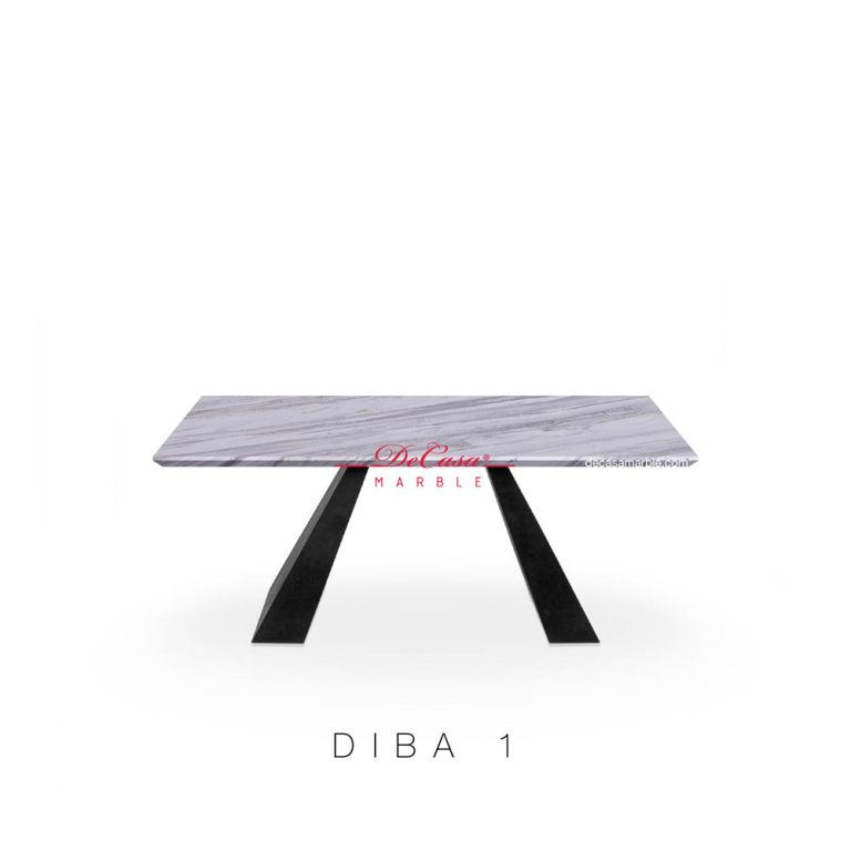 DeCasa Rectangular Marble Dining Table Volakas