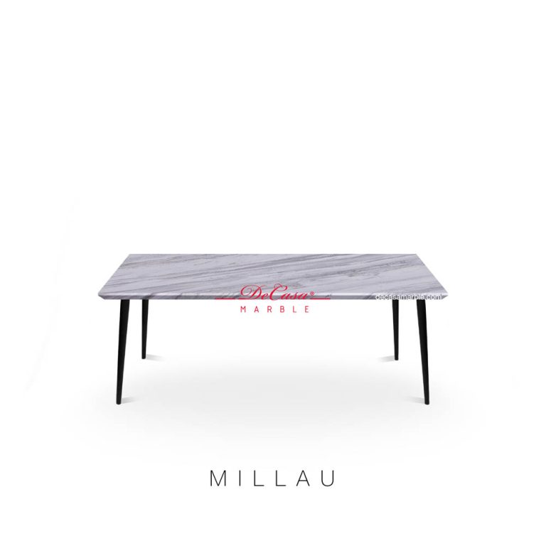 DeCasa Rectangular Marble Dining Table Volakas