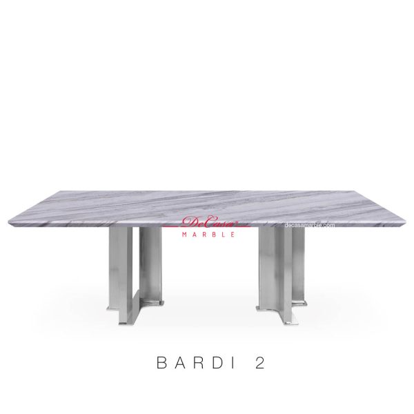 DeCasa Rectangular Marble Dining Table Volakas